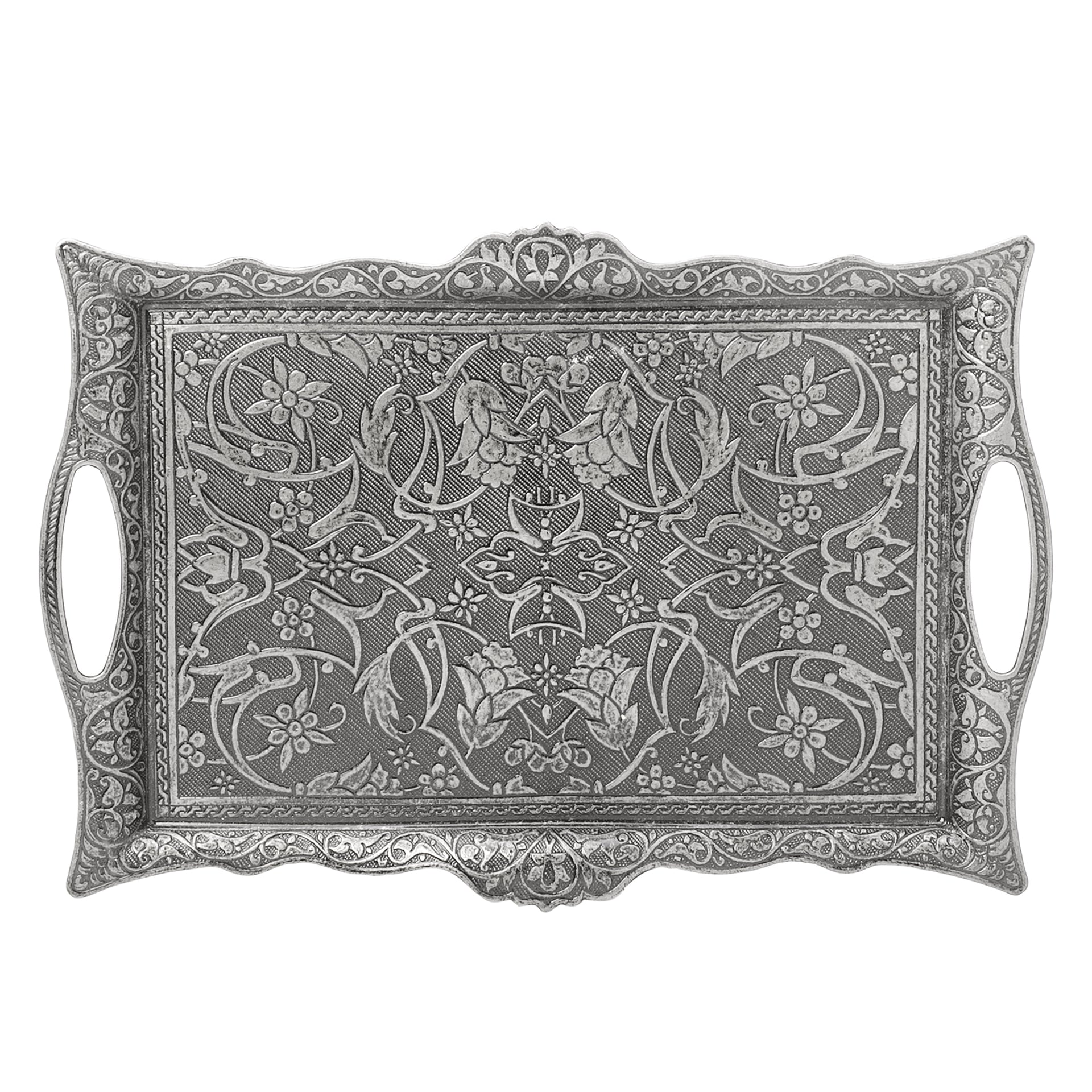 home fancy coffee tea beverage serving tray rectangular