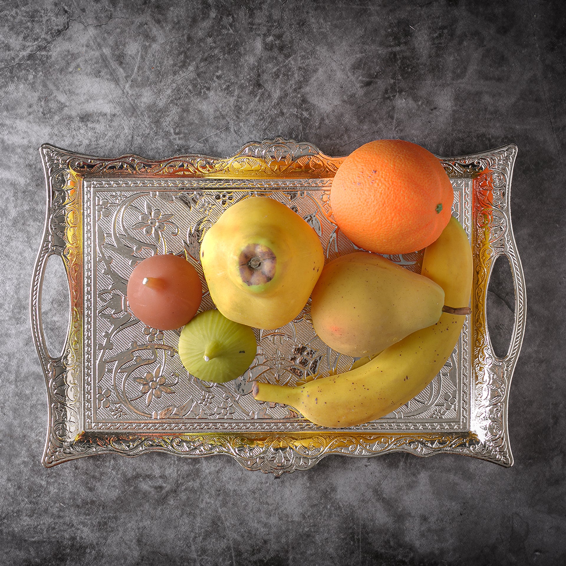 home fancy coffee tea beverage serving tray rectangular