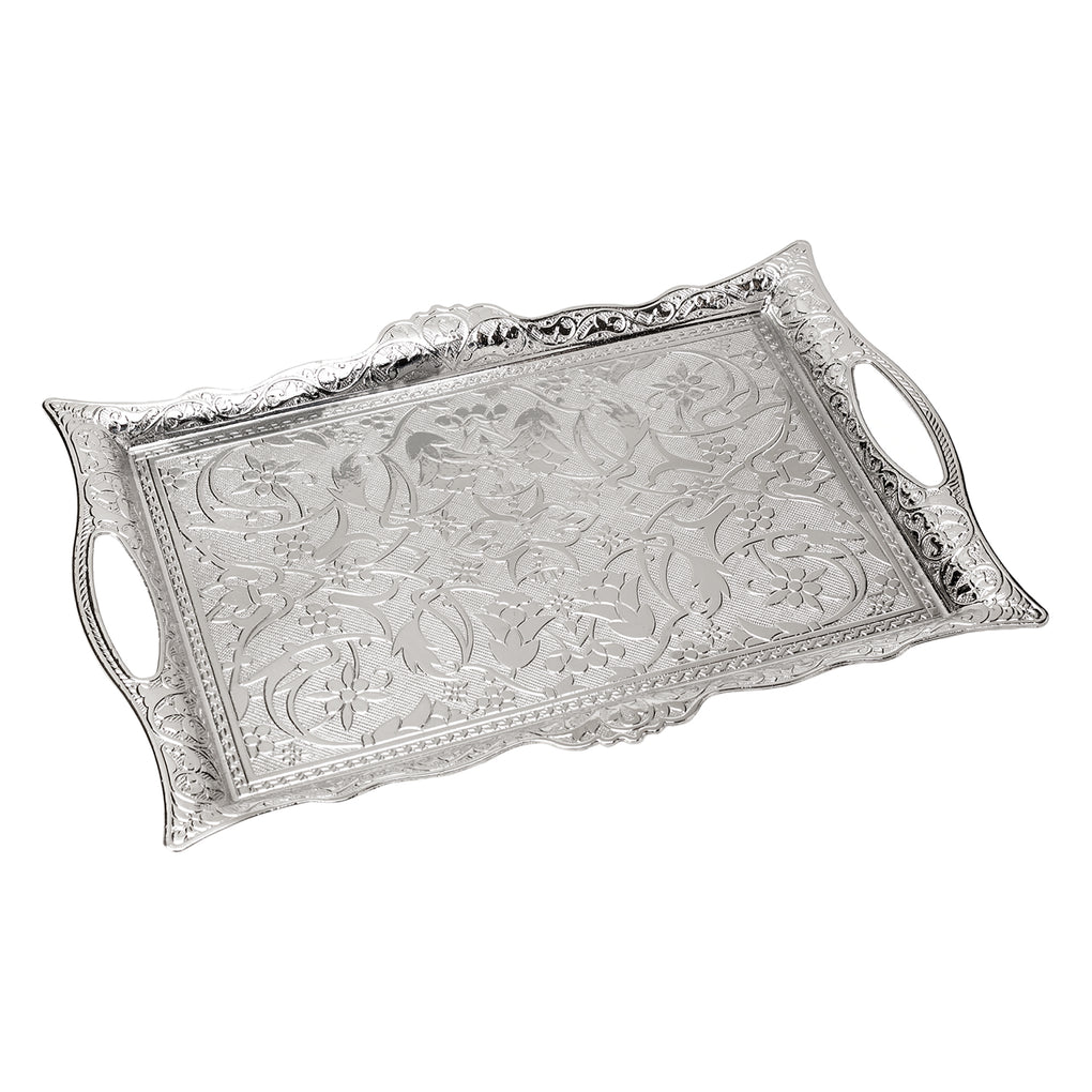 home fancy coffee tea beverage serving tray rectangular