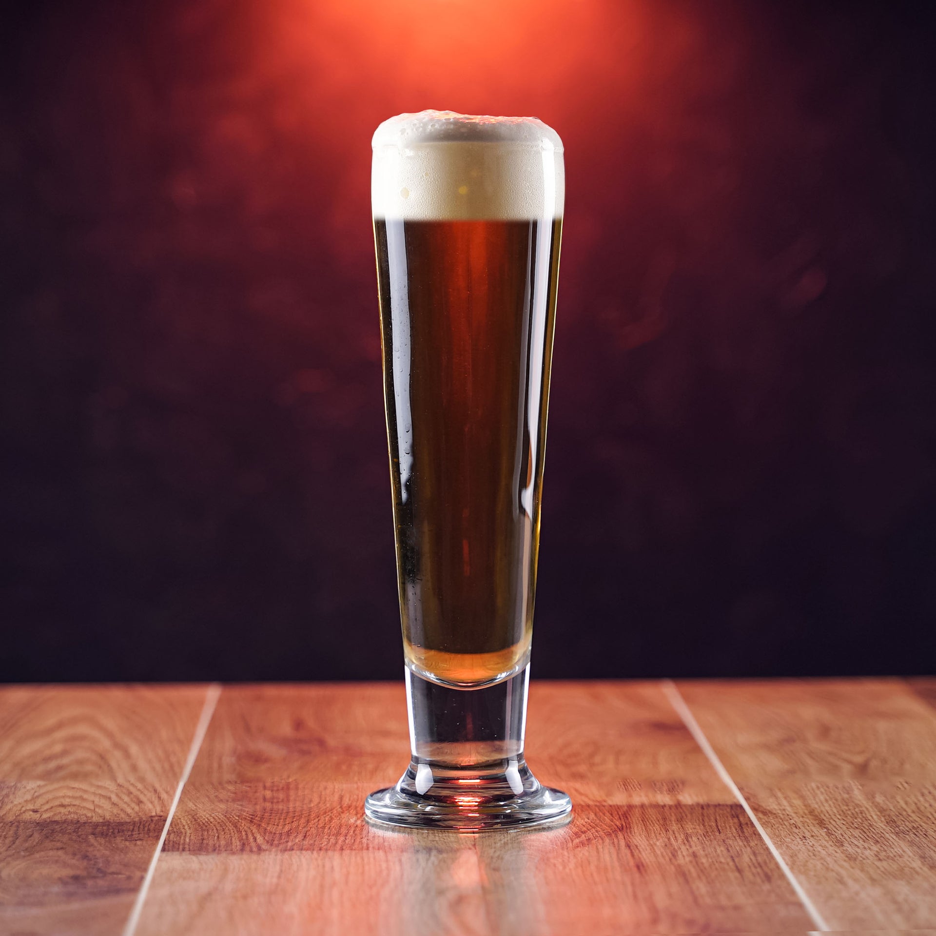 home beer glass set tall footed pilsner glass set of 4