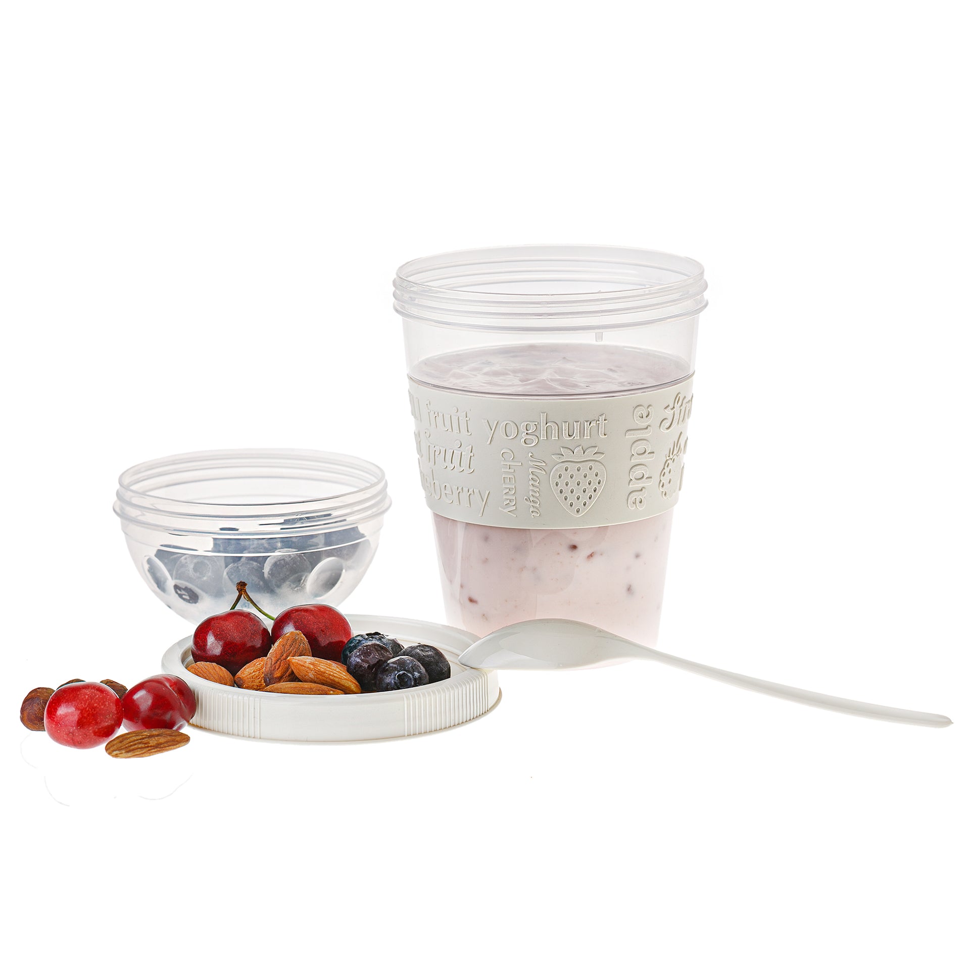 home take go yogurt cups colorful set of 4